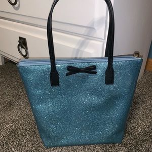 kate spade Bags | Kate Space Metallic Rope Handle Tote | Poshmark